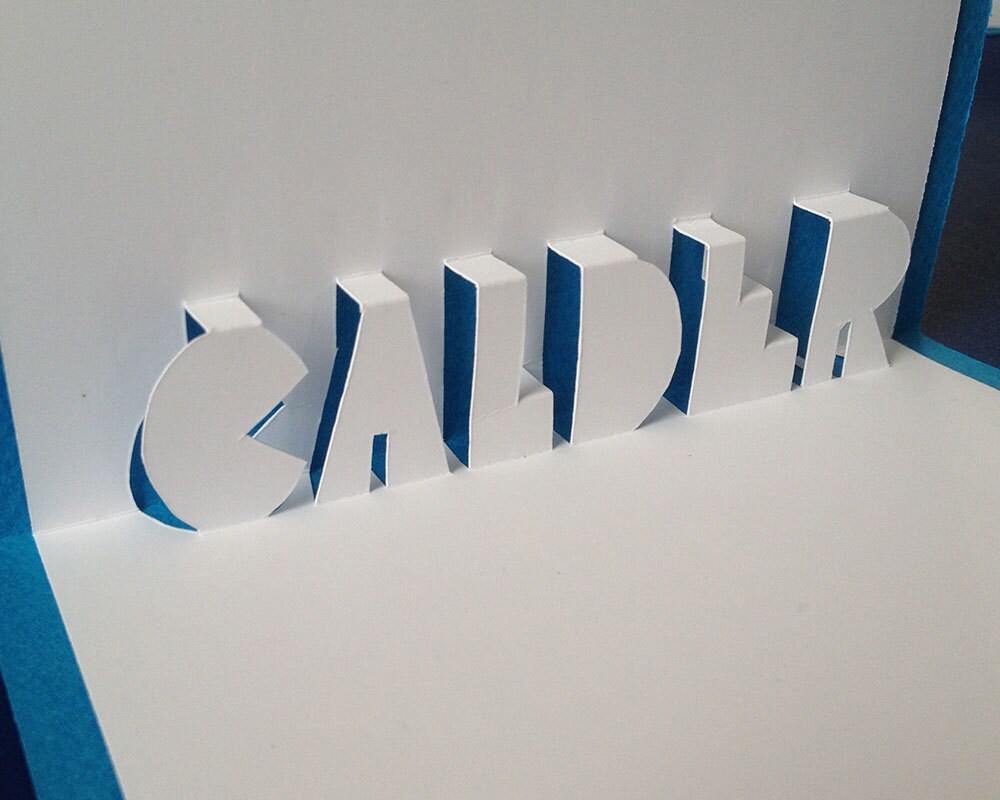 Pop up Personalized Name Cards | Etsy