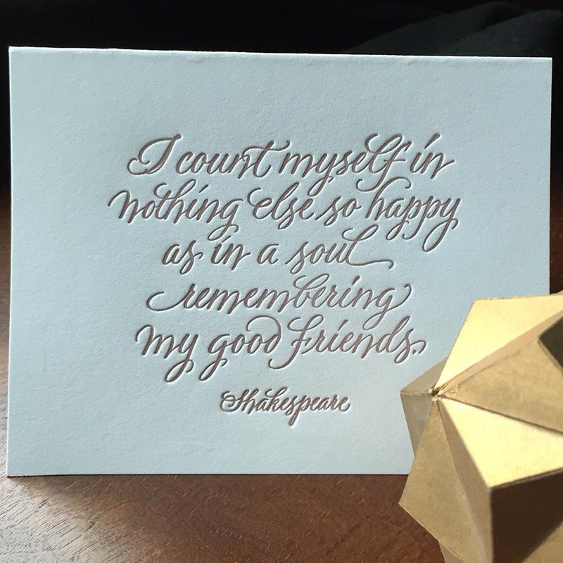 Calligraphy Cards - Etsy