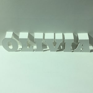 Pop up Personalized Name Cards - Etsy