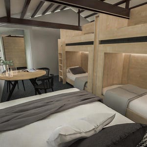 Hostel Lodge Privacy Adult Bunk Beds, Interior Design Package ...