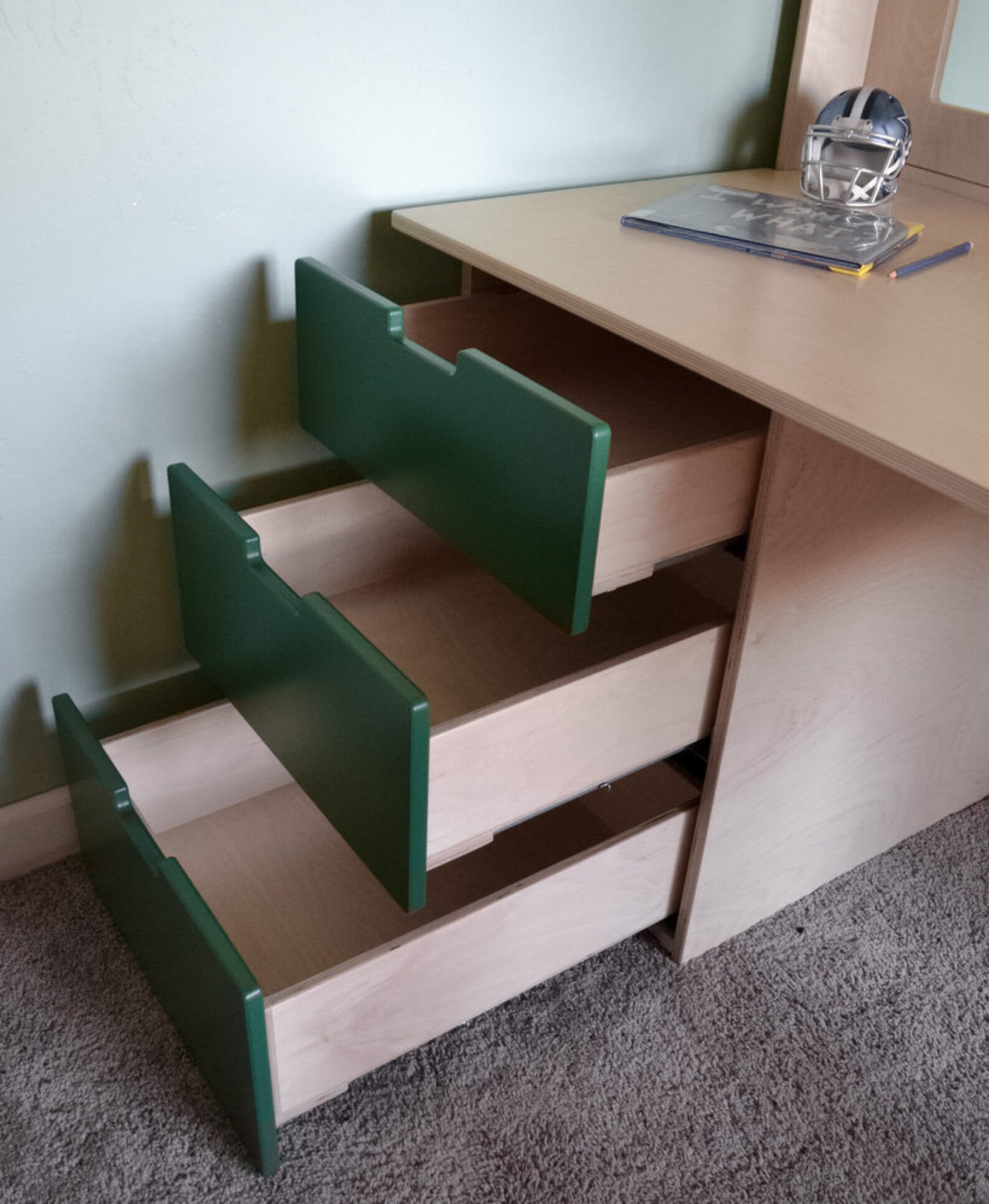 Arizona Loft Bed Full/double Size With Desk and Storage - Etsy