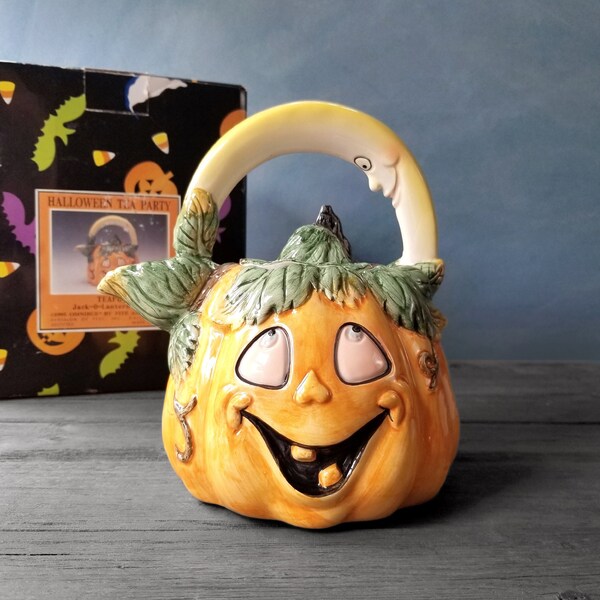 Halloween Teapot - Etsy
