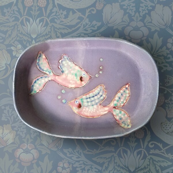 Vintage Fish Platter - Etsy