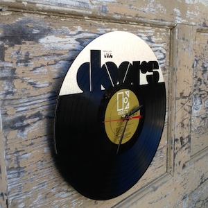 Re-purposed, Recycled Vinyl Record LP Clock. - Etsy