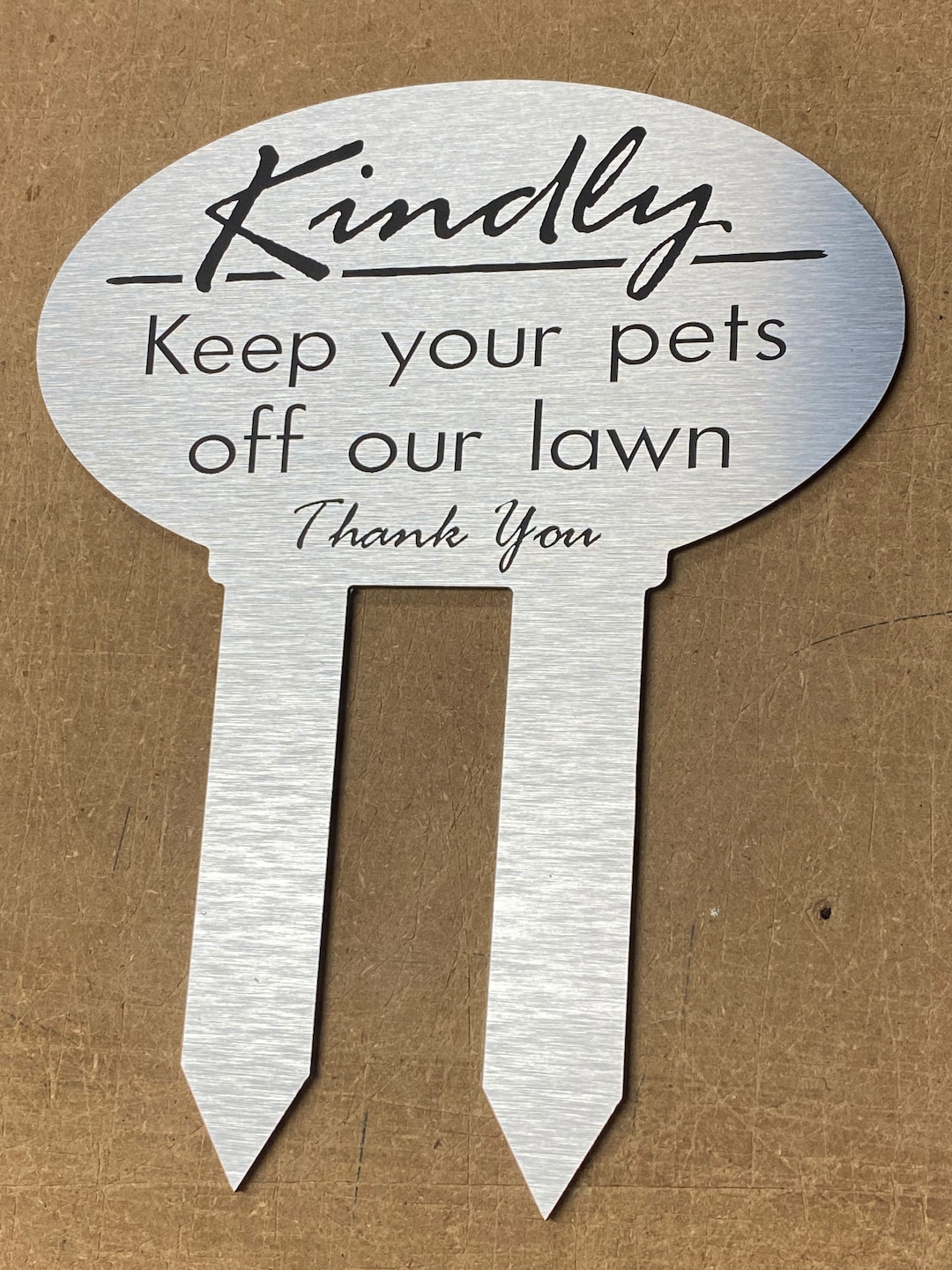 Kindly Keep Your Pets off Our Lawn Sign - Etsy