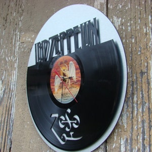Re-purposed Recycled Vinyl Record Led Zeppelin Vinyl Clock - Etsy