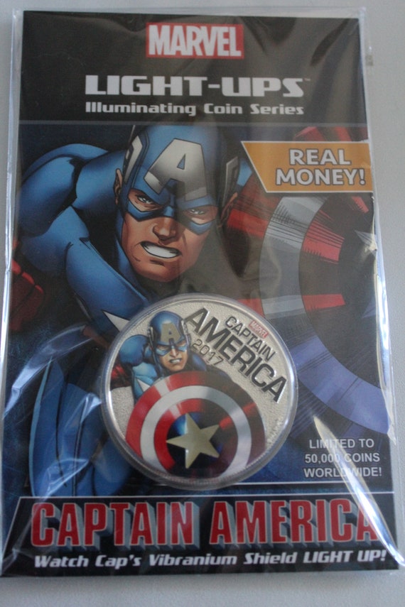 Marvel Light-ups Illuminating Coin Real Money Fiji Half | Etsy