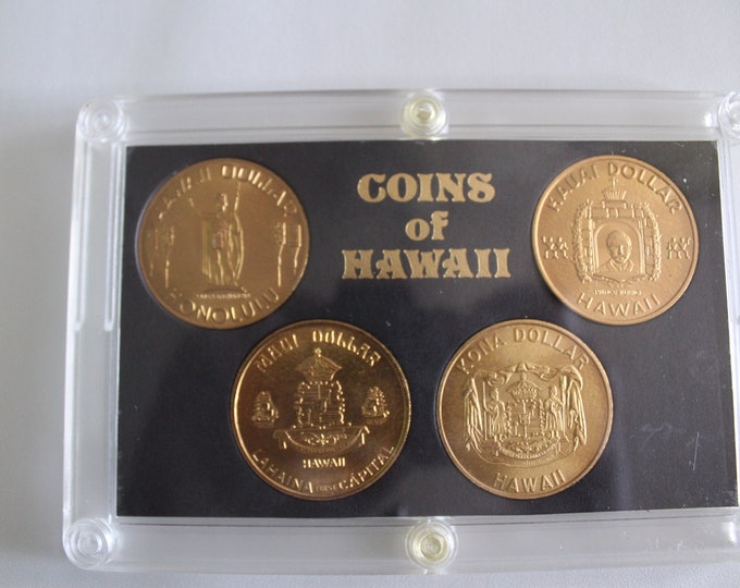 Coins of Hawaii Set - Honolulu - Maui - Kona - Kauai - Unique & Rare ...