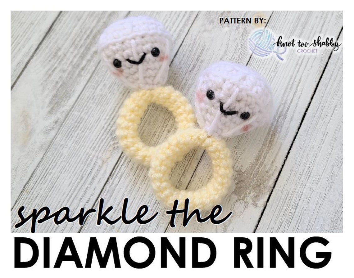 PATTERN: Amigurumi Crochet Pattern Engagement Ring Diamond - Etsy