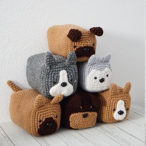 PATTERN SET: Amigurumi Crochet Pattern Customizable Dog Loaf | Etsy