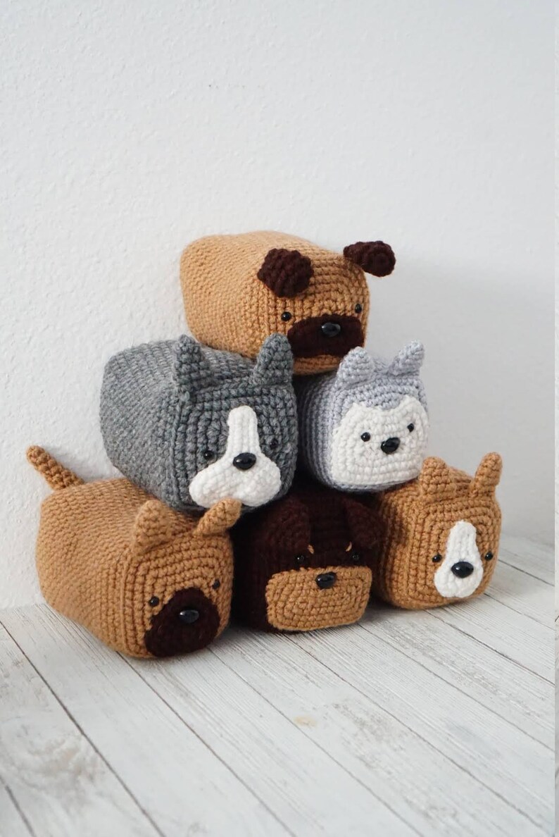 PATTERN SET: Amigurumi Crochet Pattern Customizable Dog Loaf - Etsy Canada