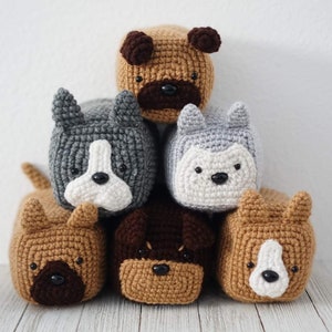 PATTERN SET: Amigurumi Crochet Pattern Customizable Dog Loaf | Etsy