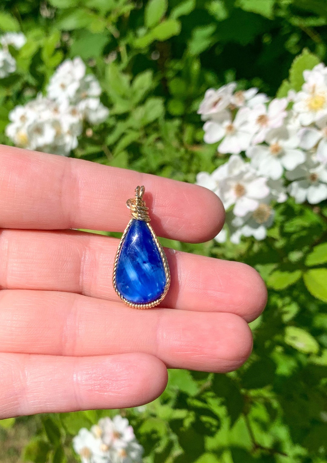 Starburst Stone 14k Gold Filled Wire Wrapped Pendant Necklace - Etsy