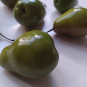 Artificial Pears Styrofoam Fruits Simulated Pears Home Decoration Pack ...