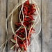 Chilli Peppers Garland Kitchen Decoration | Etsy