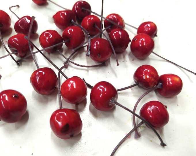 Fake Cherries, Large Realistic Cherries, Photo Prop Cherries, Faux ...