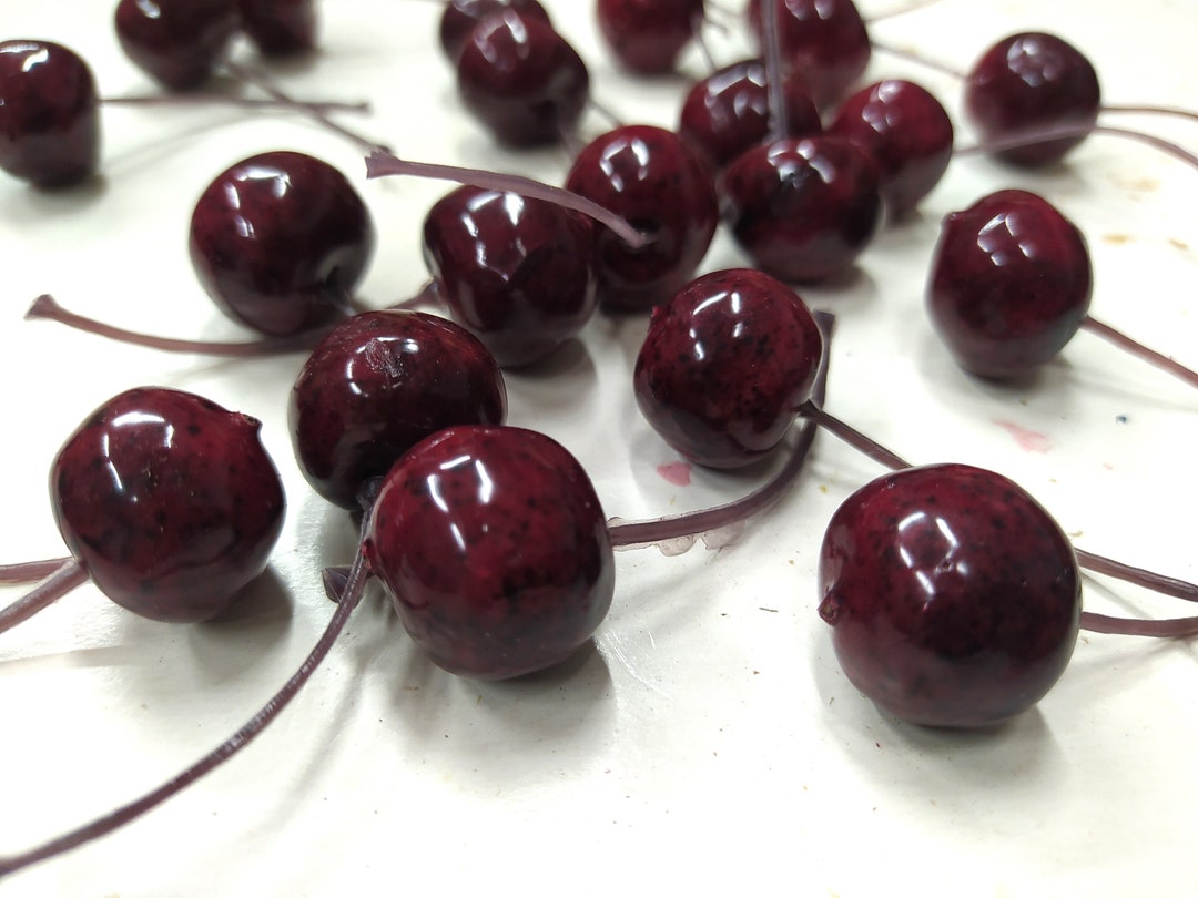 Artificial Cherries - Faux Cherries Decor - for Crafts - Wreaths ...