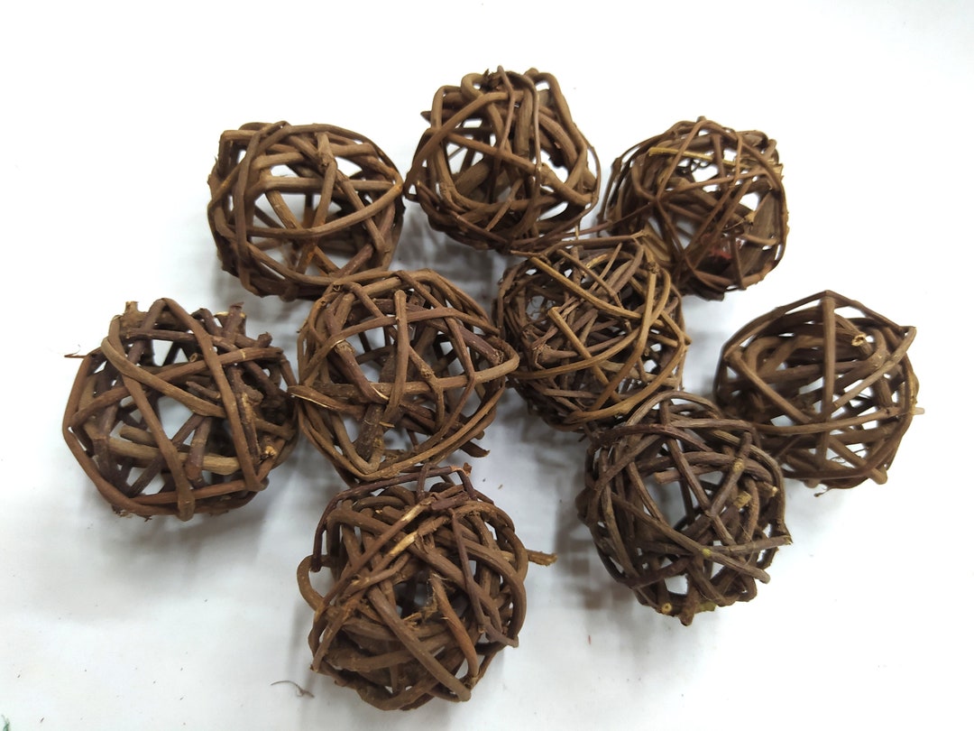 Cane Wicker Balls - Brown - Balinese Home Decoration - Box OF 50 - Etsy