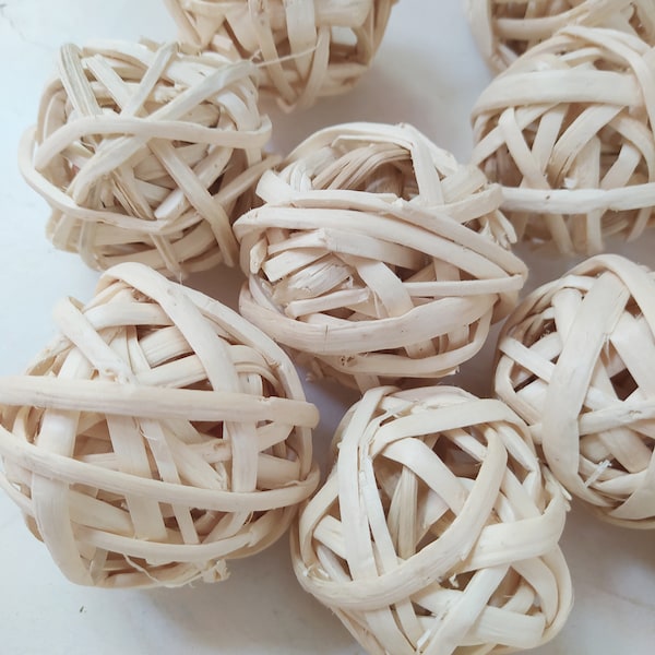 Rattan Balls - Etsy