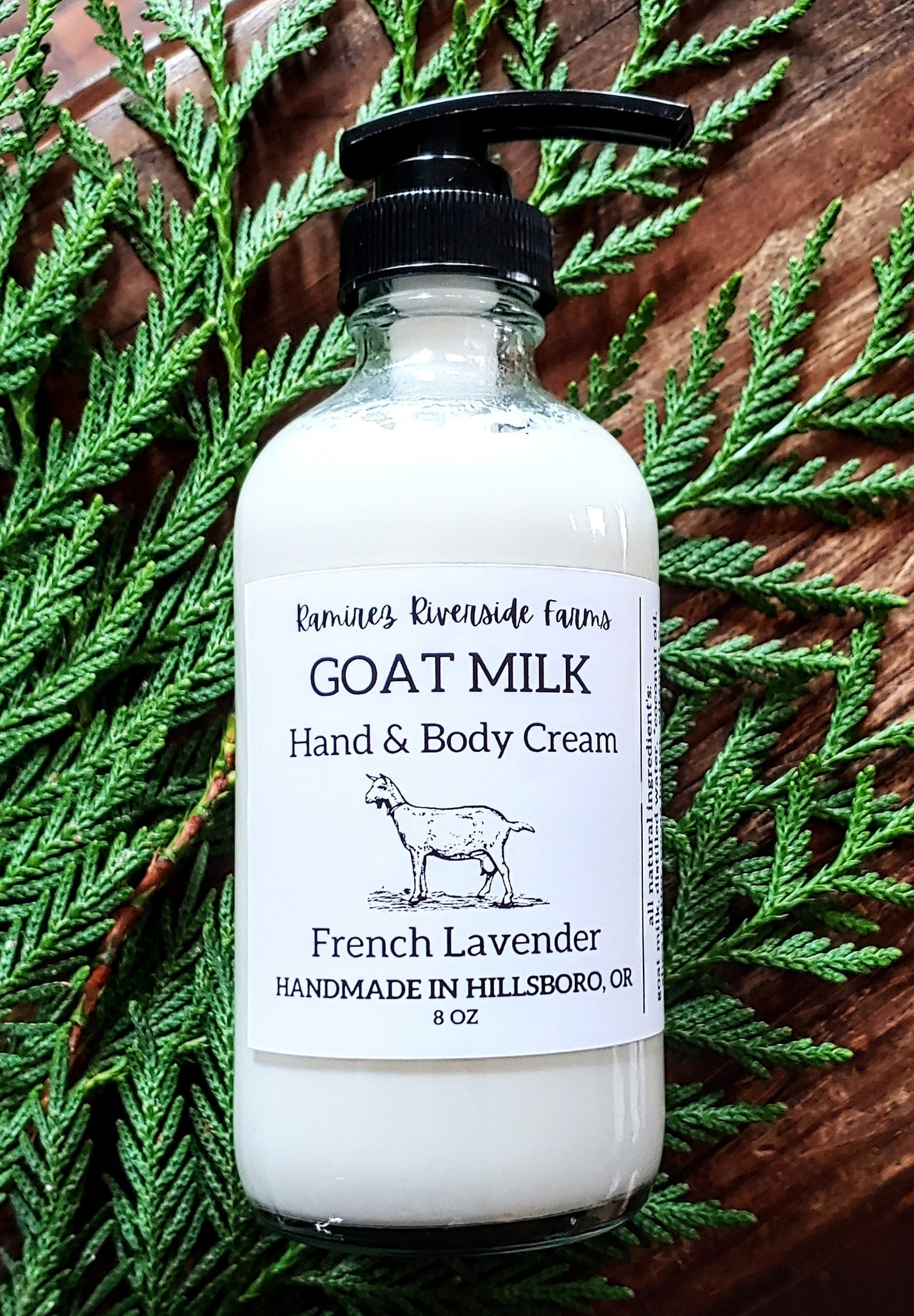 Goat Milk Hand & Body Cream | All Natural | Healing Moisturizer ...