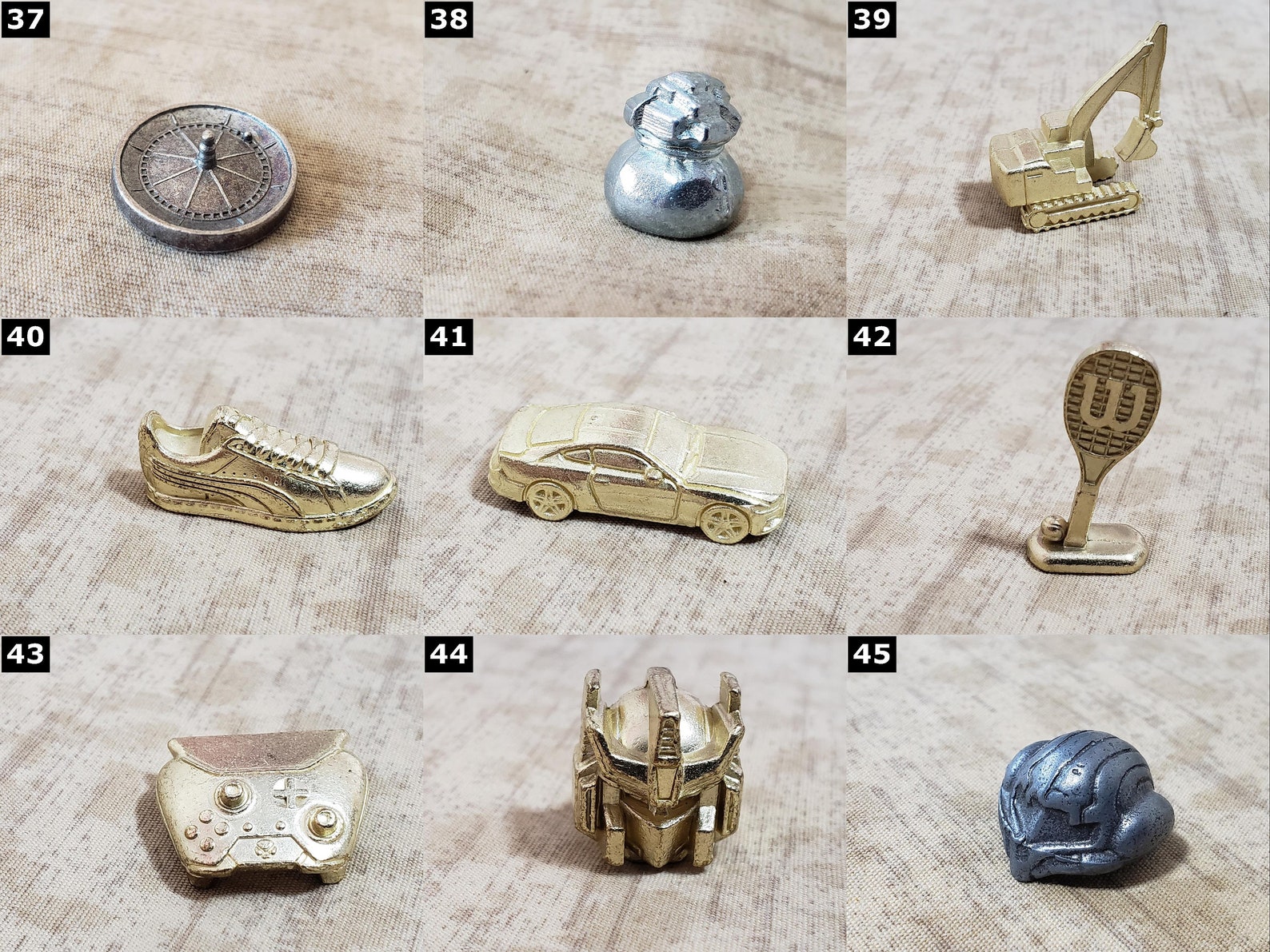 Monopoly Cluedo and Board Game Pieces Tokens Party Favors - Etsy