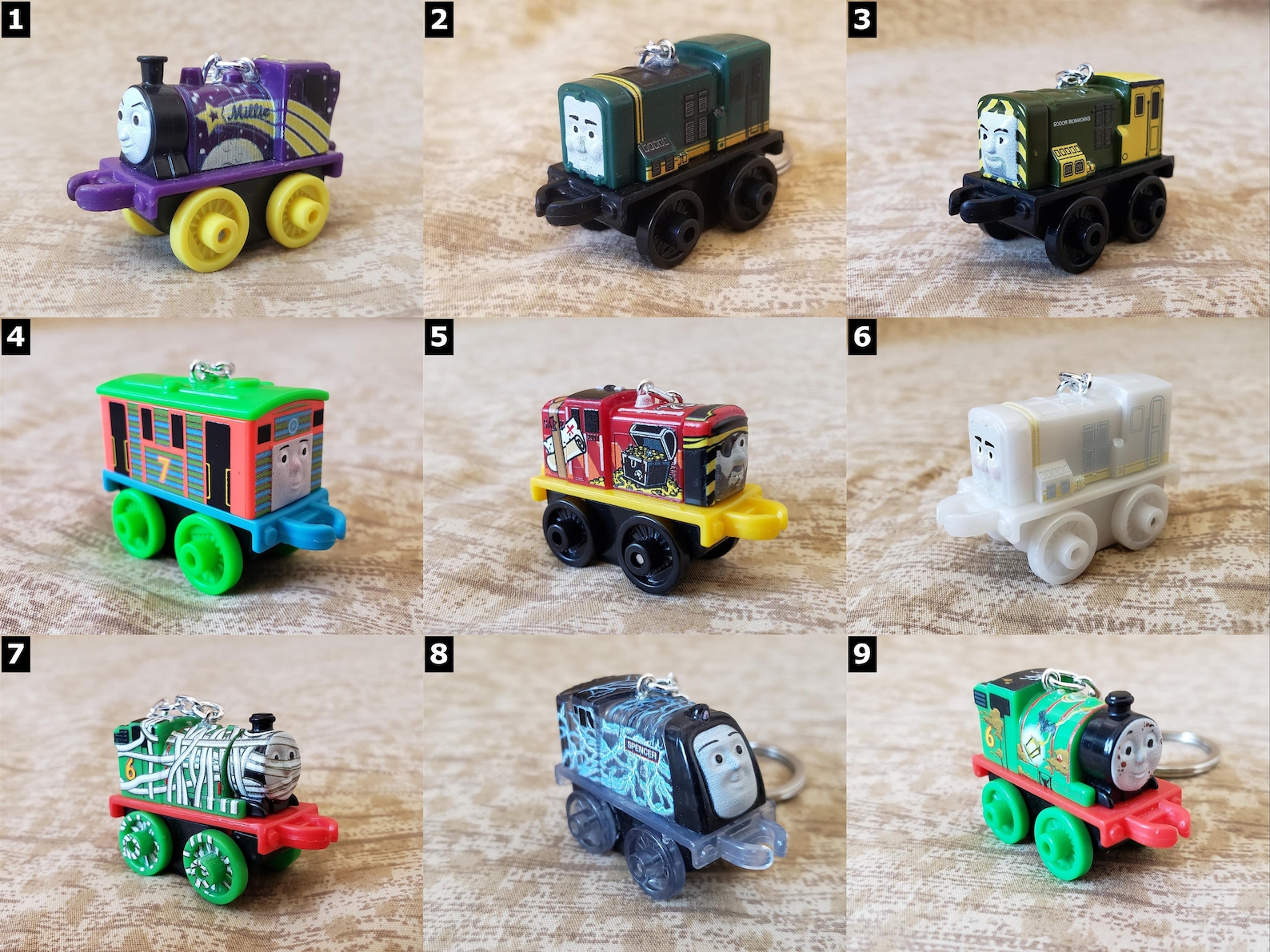 Thomas the Tank Engine Keychains Thomas and Friends Party Favors - Etsy