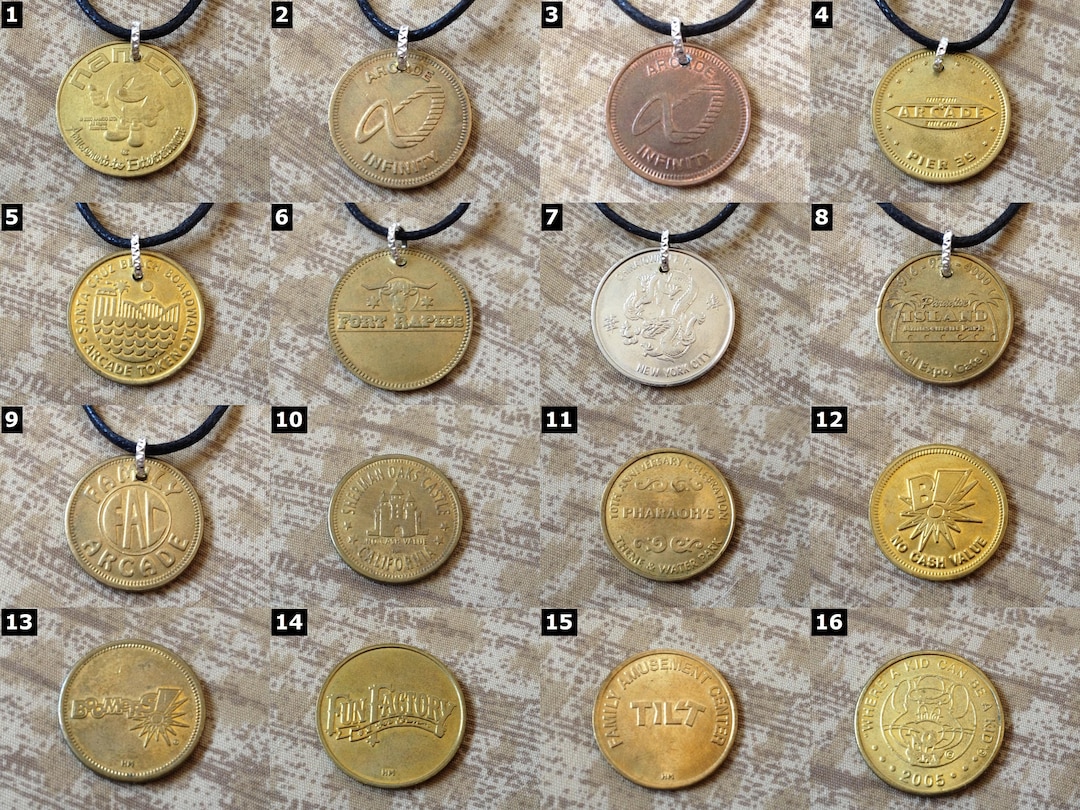 Video Game Arcade Token Gaming Accessories - Namco, Sega and More! - Etsy