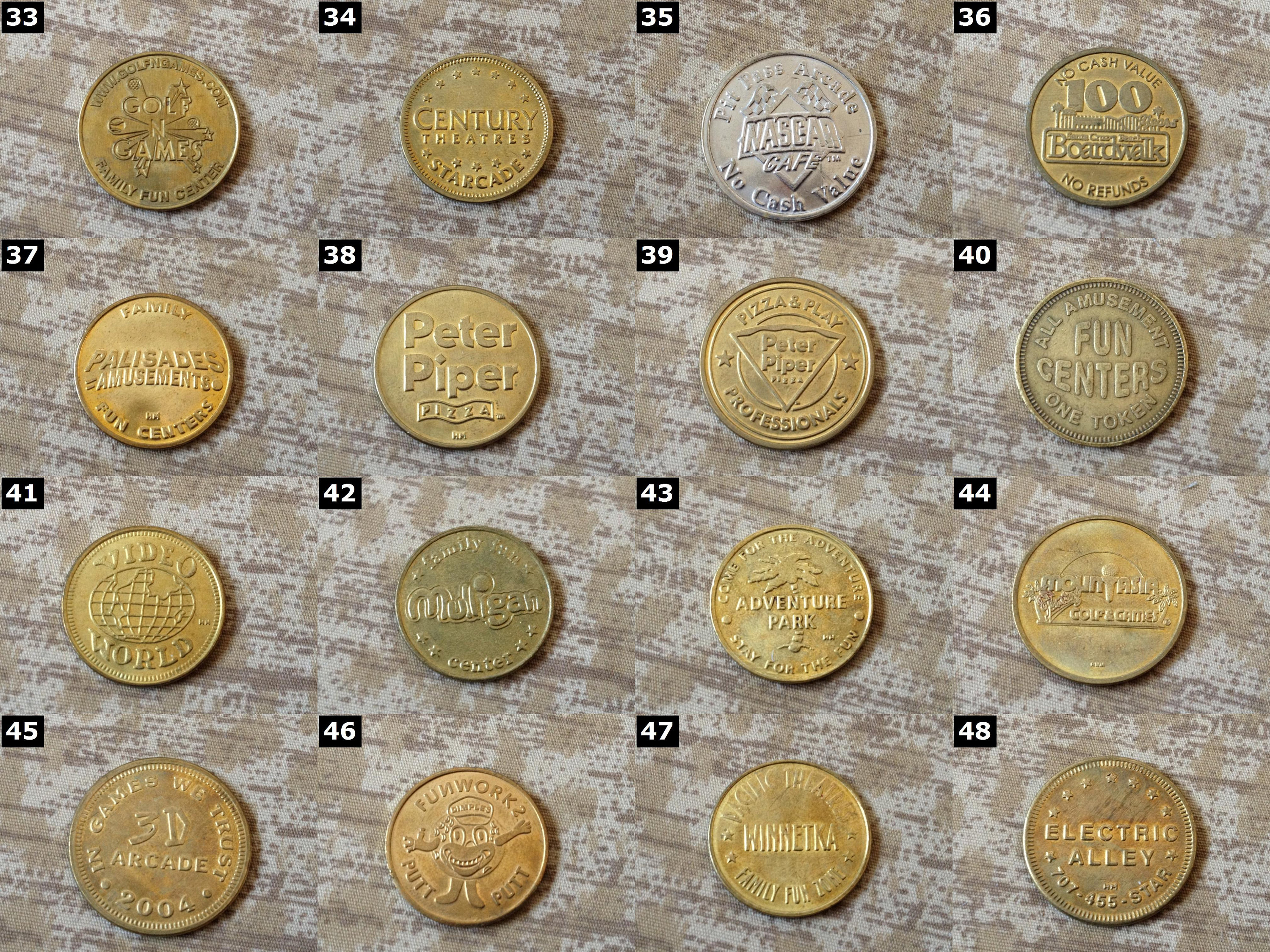 Video Game Arcade Token Gaming Accessories Namco Sega and - Etsy Singapore