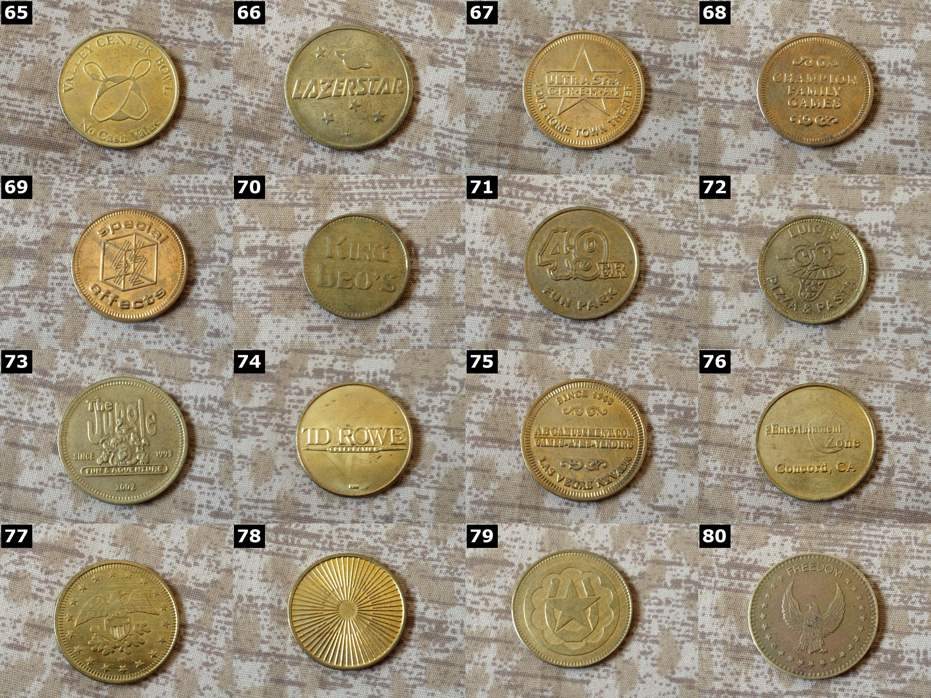 Video Game Arcade Token Gaming Accessories - Namco, Sega and More! - Etsy