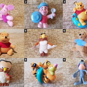 Winnie The Pooh Character Disney Keychains SELECT ONE Walt | Etsy
