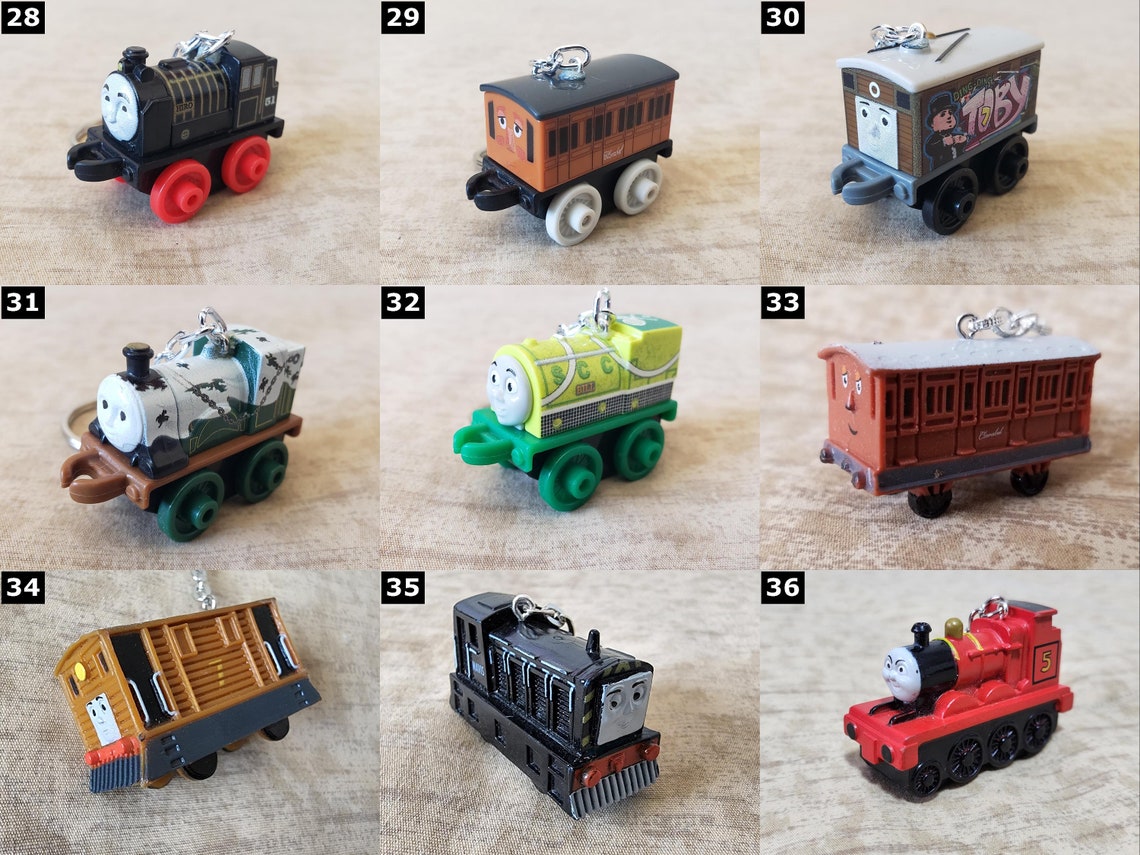 Thomas the Tank Engine Keychains Thomas and Friends Party - Etsy