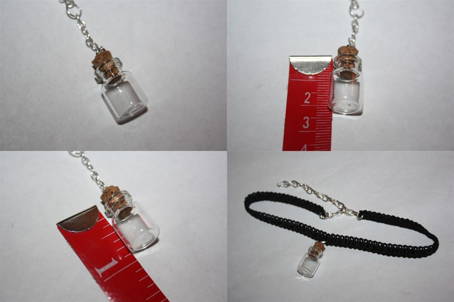 Mini Vial Bottle Bottle With Cork Accessories - Chokers, Earrings, Cell ...