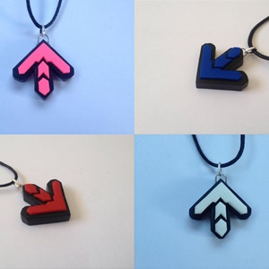 Dance Dance Revolution (DDR) Arrow Necklaces - SELECT STYLE - Etsy
