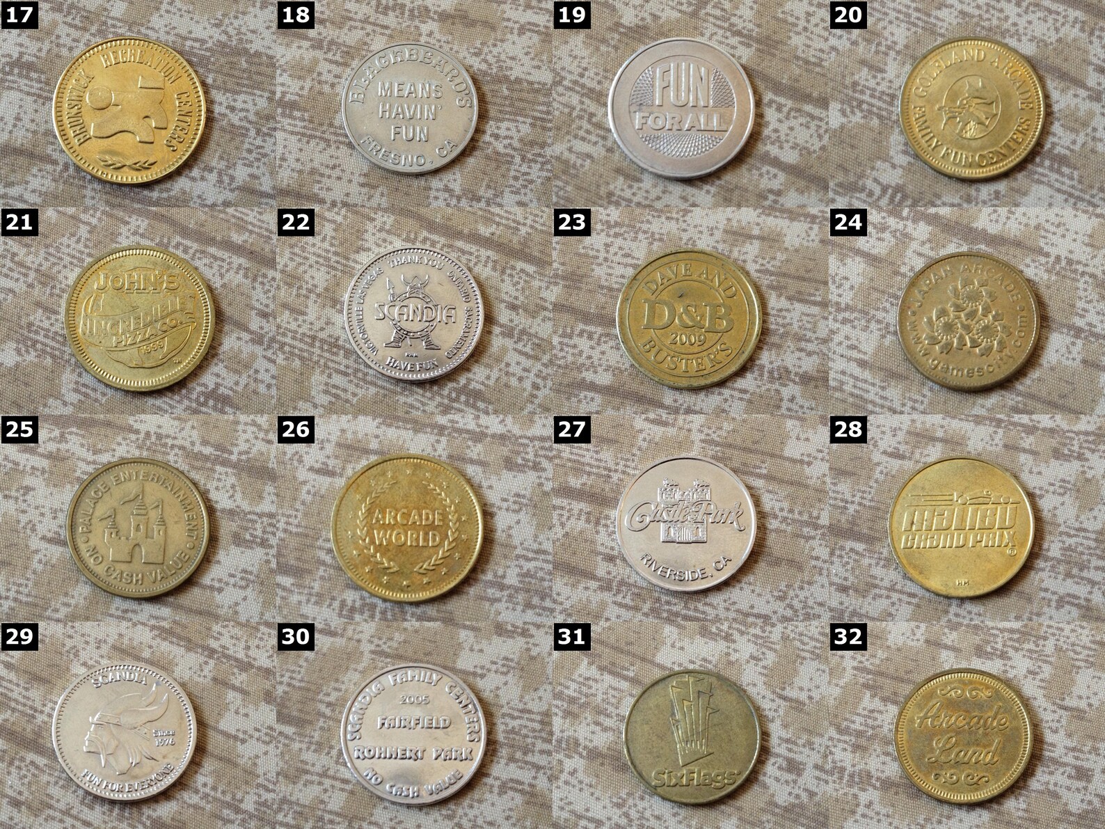 Video Game Arcade Token Gaming Accessories - Namco, Sega and More! - Etsy