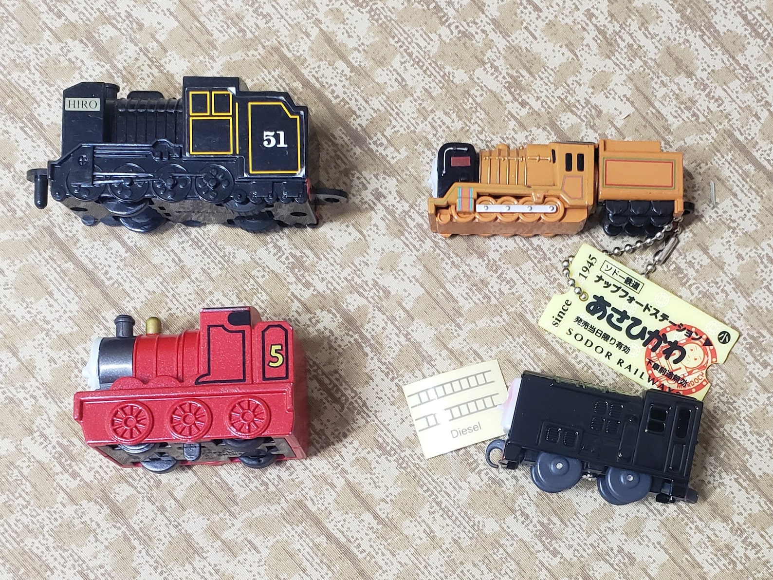 Thomas the Tank Engine Keychains Thomas and Friends Party Favors - Etsy