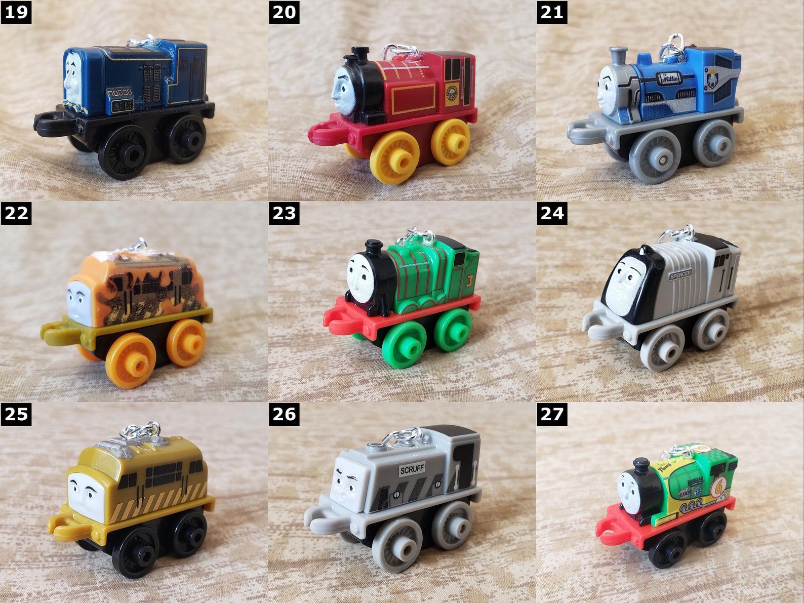 Thomas the Tank Engine Keychains Thomas and Friends Party Favors - Etsy