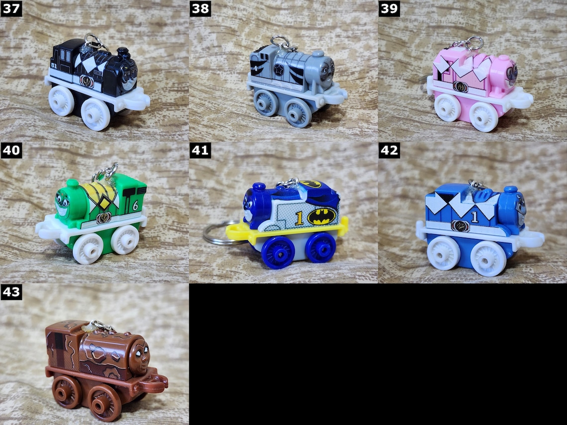 Thomas the Tank Engine Keychains Thomas and Friends Party - Etsy