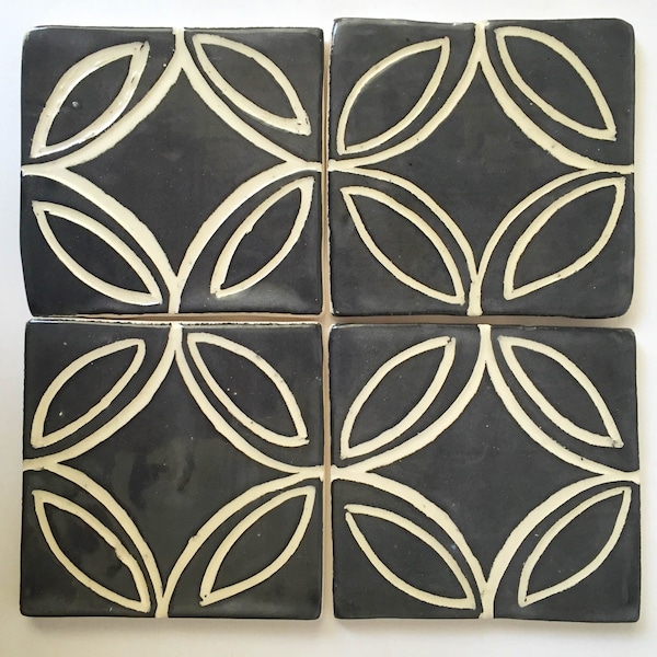 Sgraffito Tile - Etsy