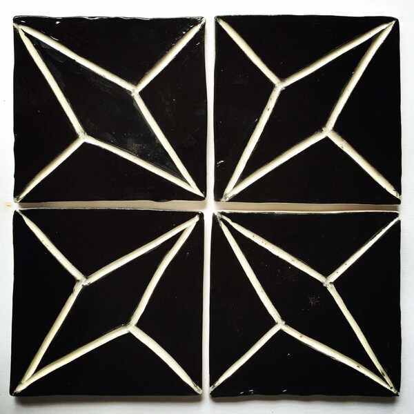 Sgraffito Tile - Etsy