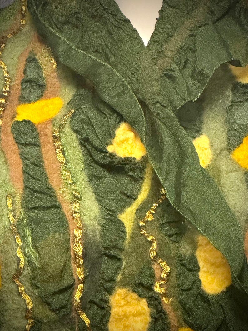 Enchanted Forest Scarf – Where Nature Meets Elegance. - Etsy