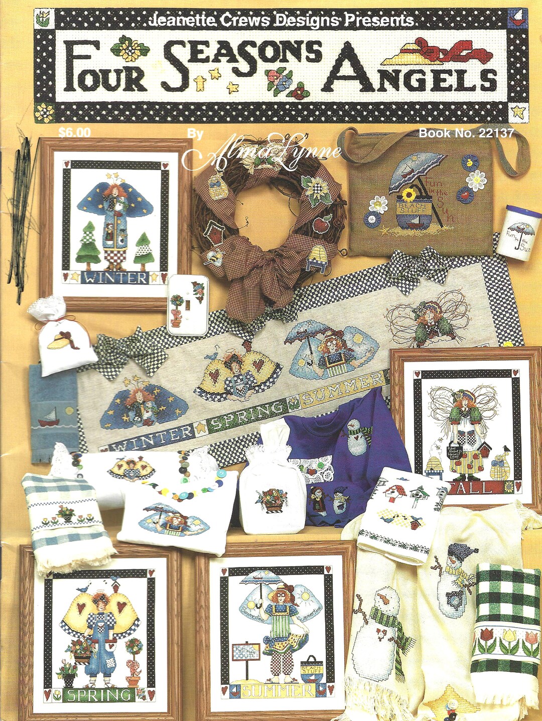 Four Seasons Angels Cross Stitch Leaflet - Etsy