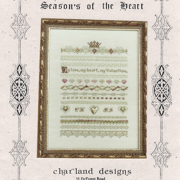 Seasons of the Heart Cross Stitch - Etsy