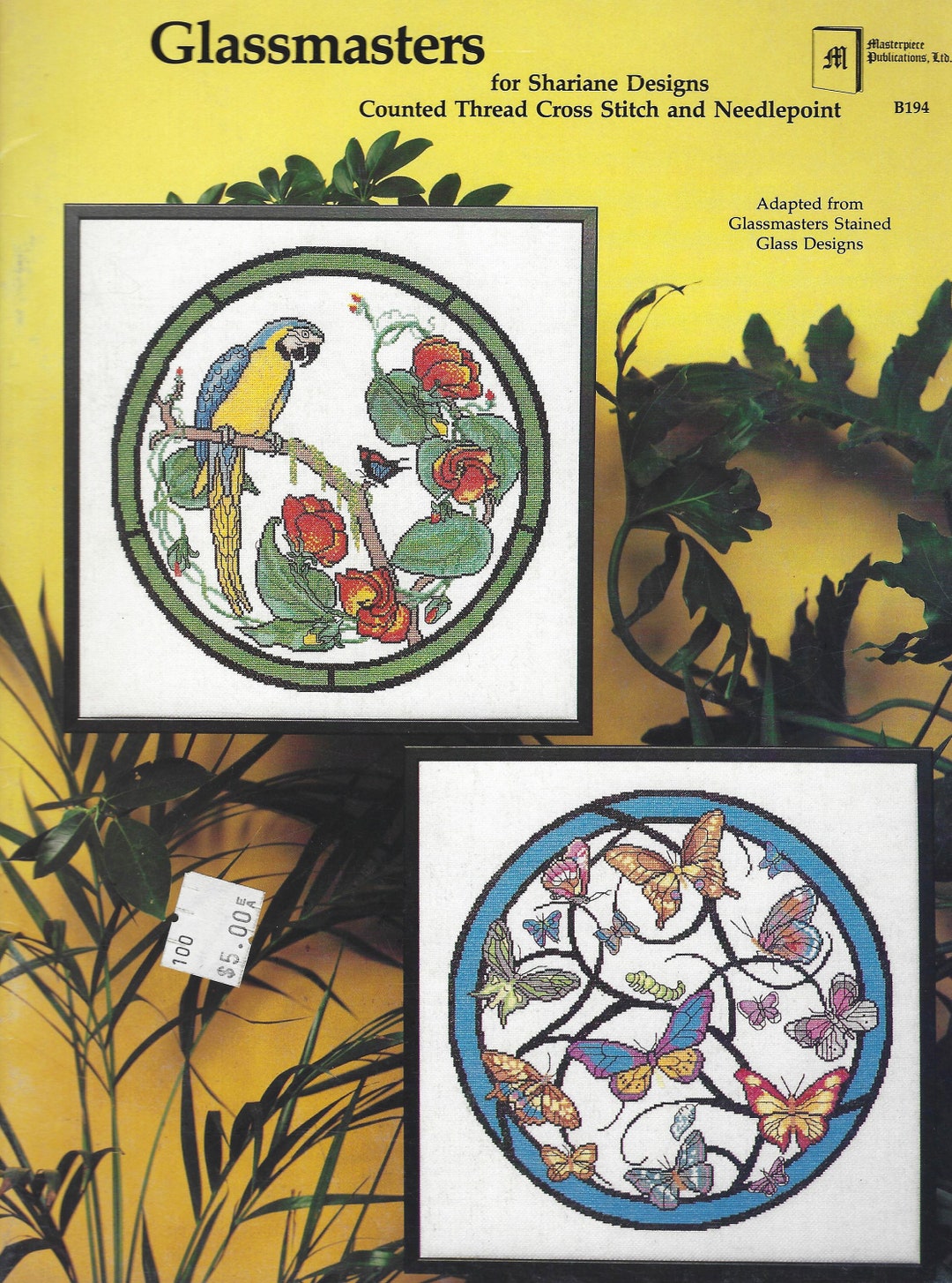 Glassmasters Stained Glass Designs Cross Stitch Leaflet by Shariane ...