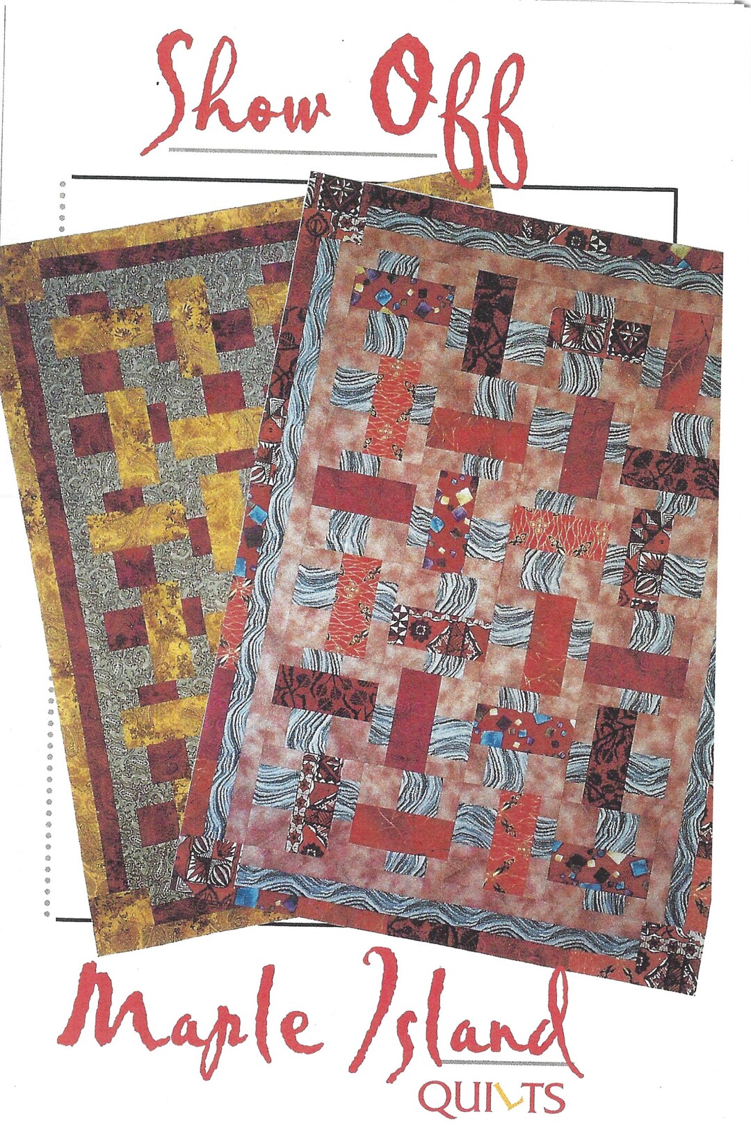 Show off Quilt Pattern - Etsy