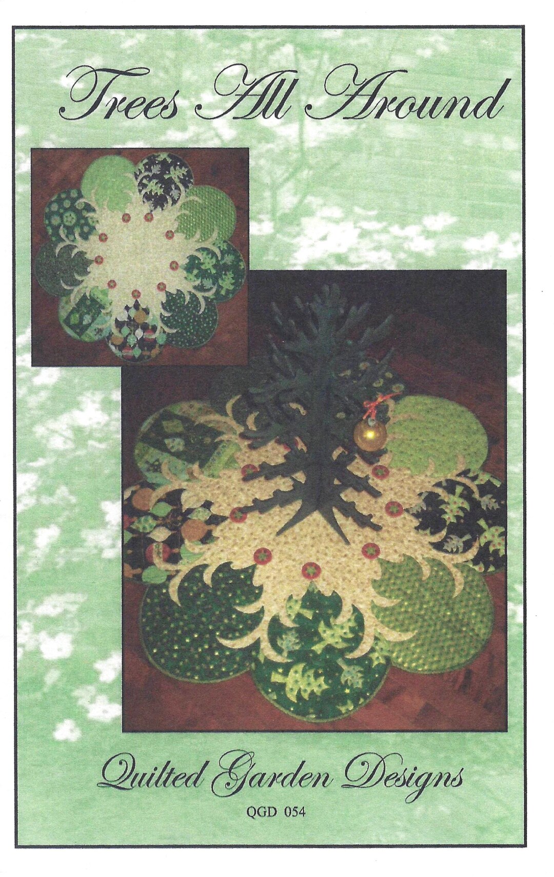 Trees All Around Quilt Pattern From Quilted Garden Designs - Etsy
