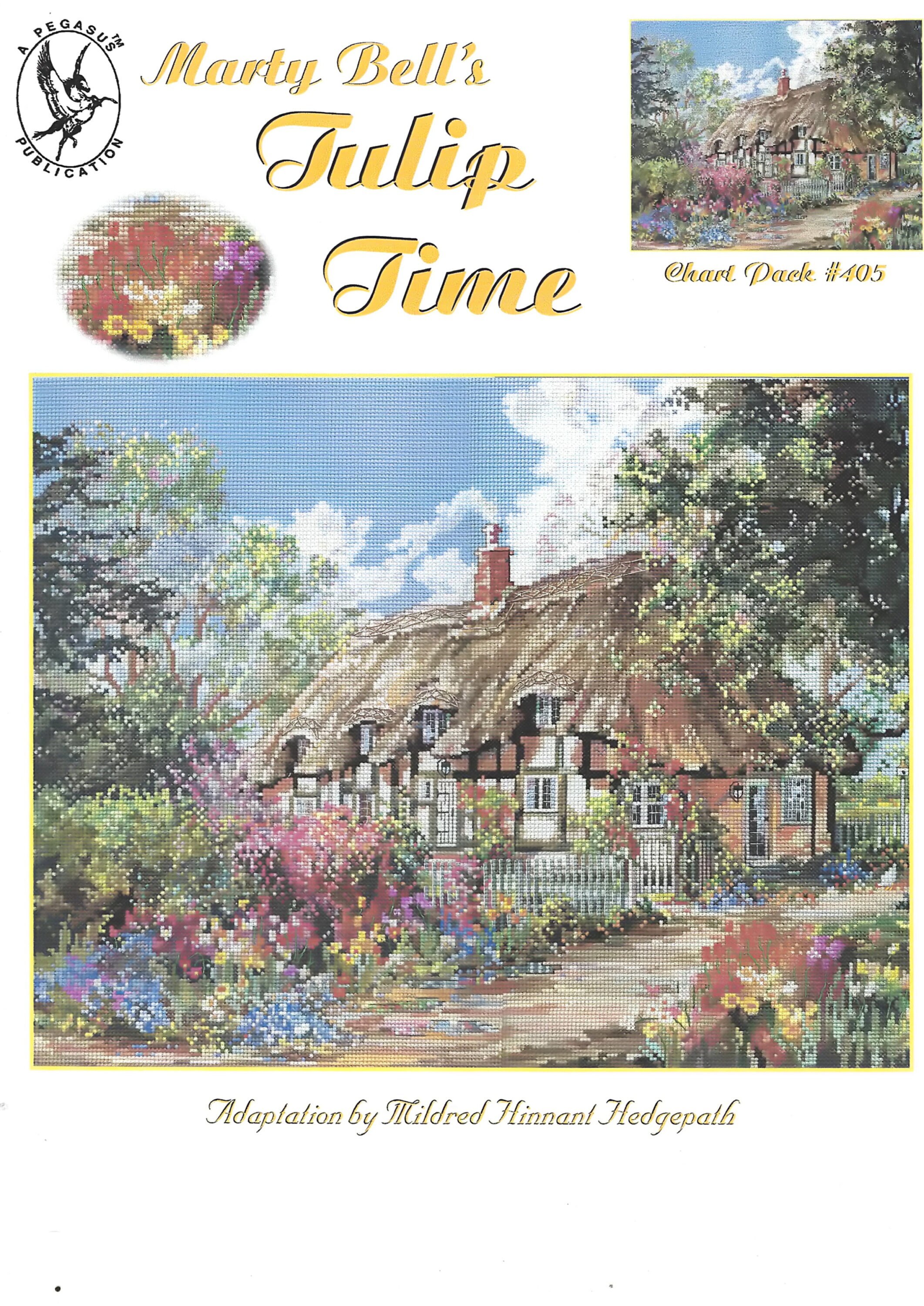 Tulip Time by Marty Bell Cross Stitch Chart Pack - Etsy