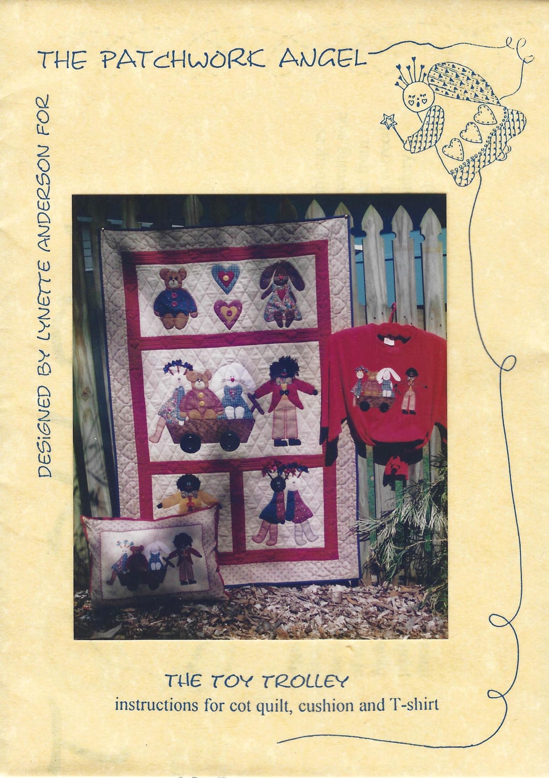 The Toy Trolley Quilt Pattern From the Patchwork Angel - Etsy Australia