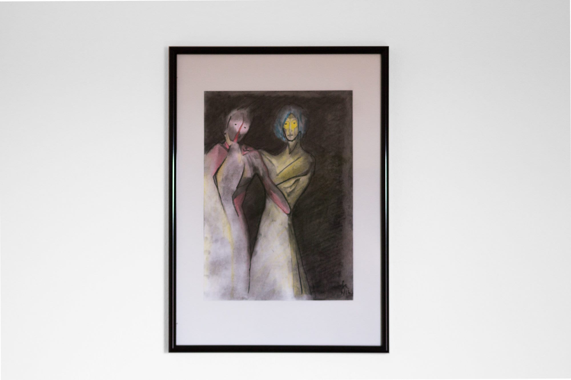 Charcoal, Copic Markers: Amputee Original Artwork Mixed Media - Etsy