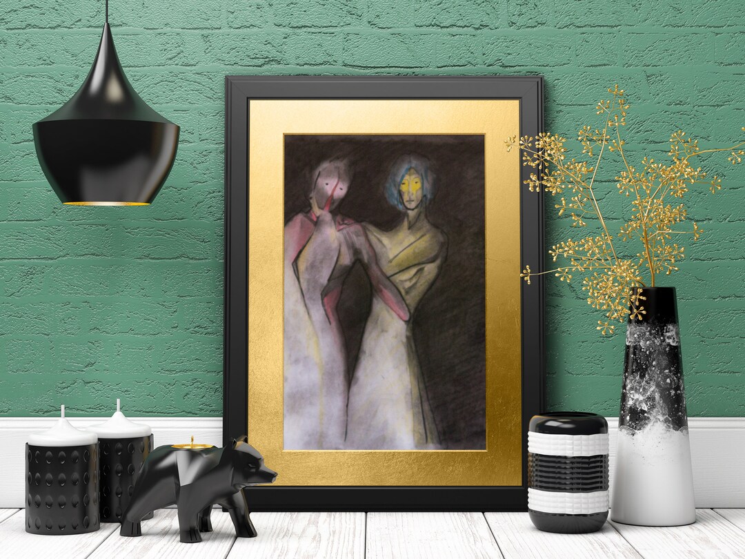 Charcoal, Copic Markers: Amputee Original Artwork Mixed Media - Etsy