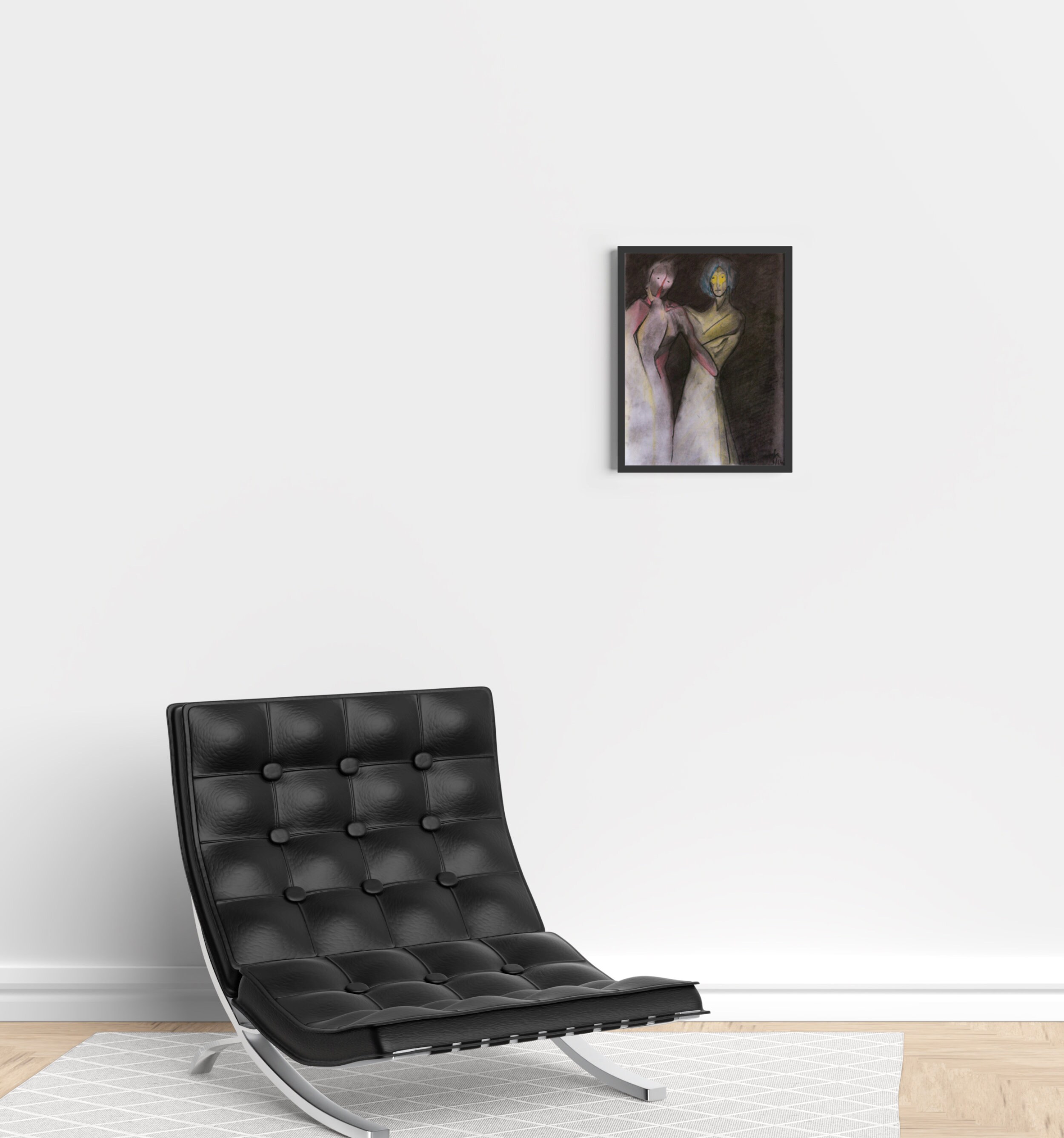 Charcoal, Copic Markers: Amputee Original Artwork Mixed Media - Etsy